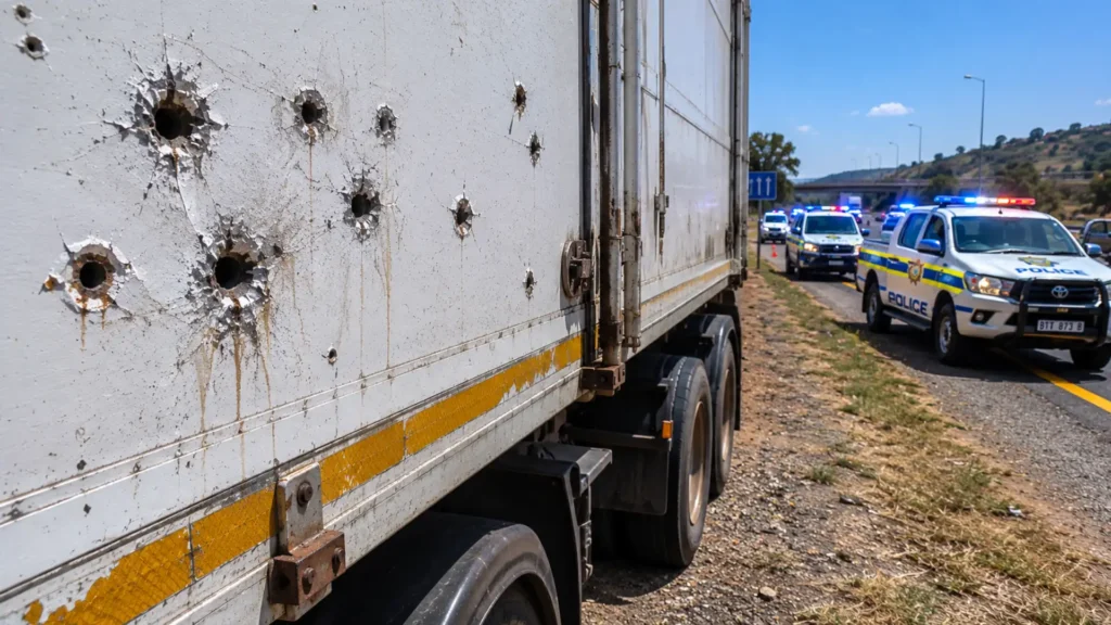 SAPS Fired Live Rounds at Trucks: Secretary General Arrested as N3 ...